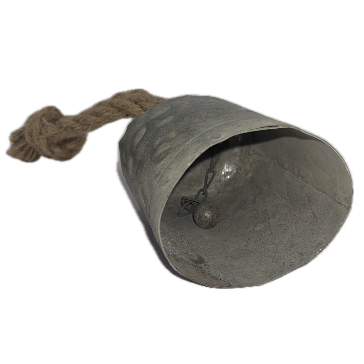 Boho Lifestyle Bel aan Touw Zink 25cm – boholifestylestore